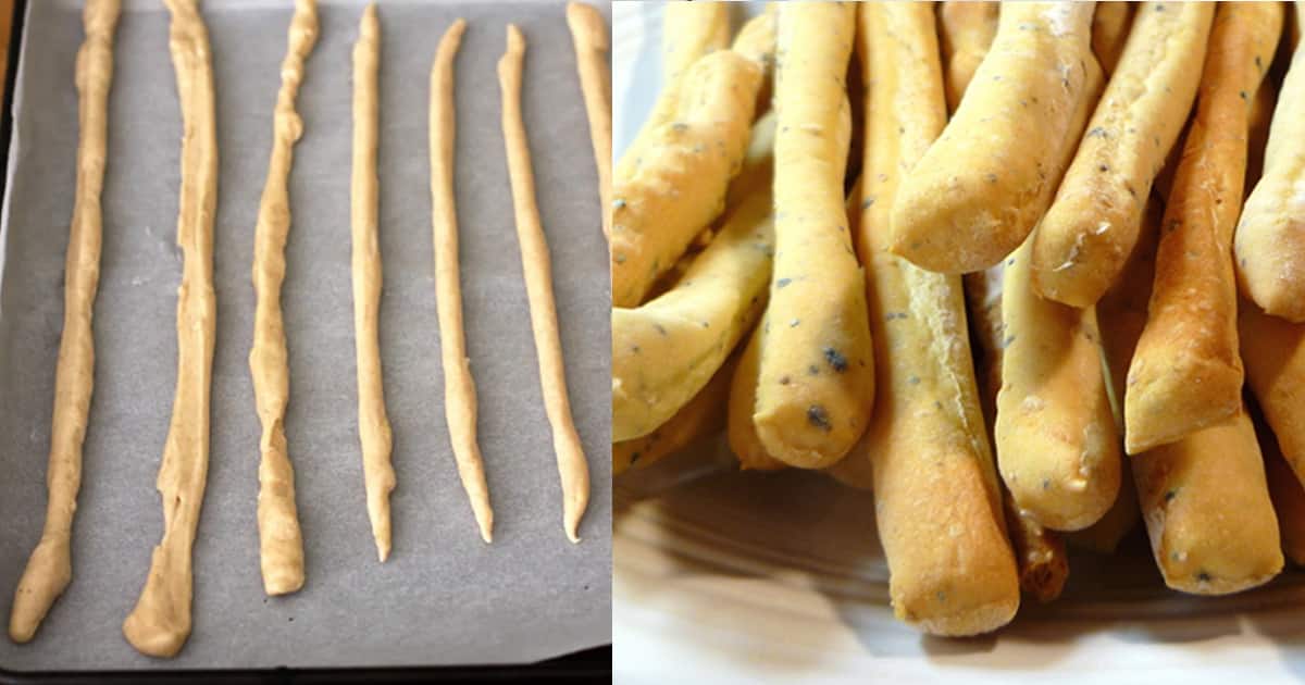 Receita de Grissini - Completa - Confeiteira