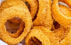 Receita de Onion Rings - Super Crocante - Confeiteira