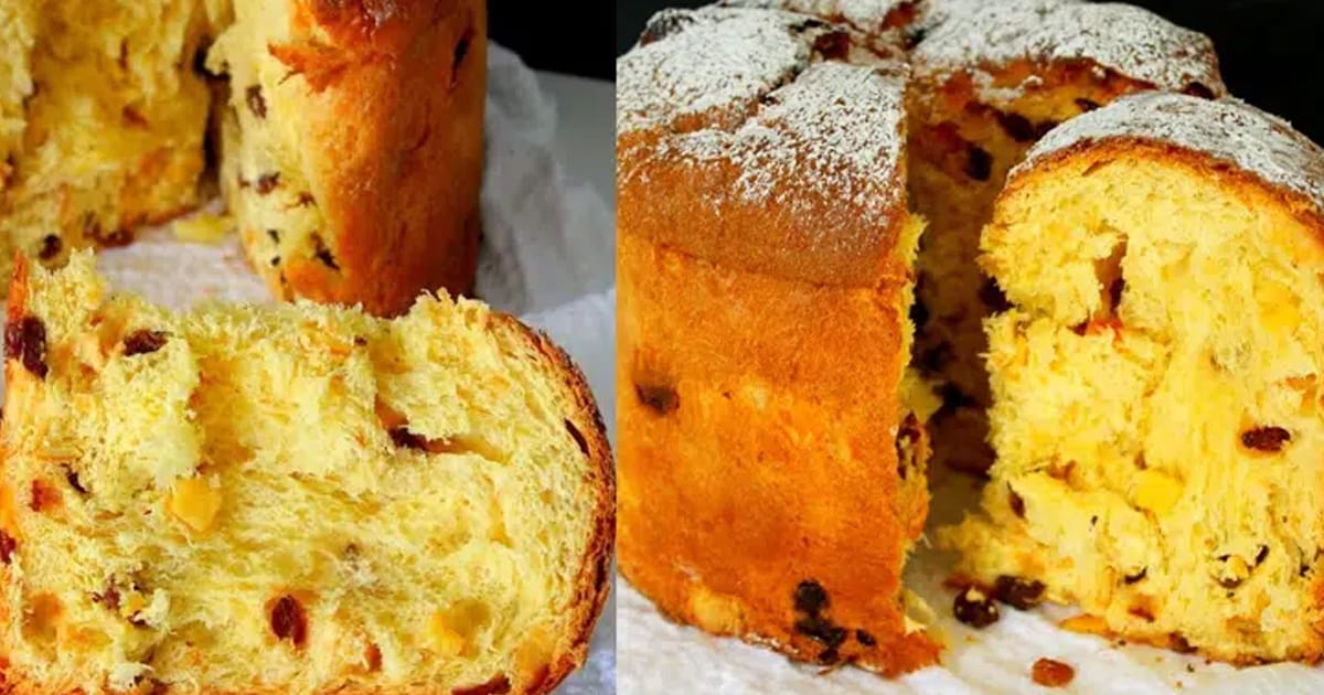 Receita De Panetone De Natal Massa Profissional