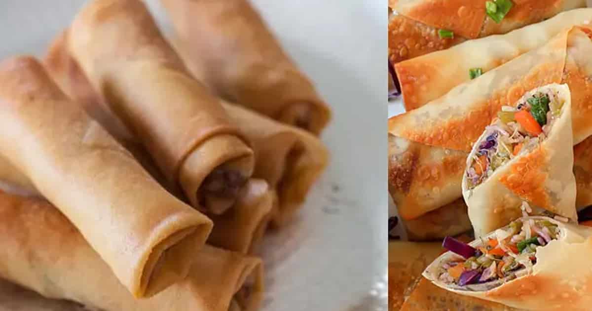 Rolinho Primavera com molho agridoce - Confeiteira