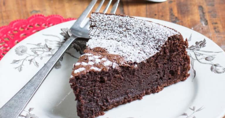 Torta Caprese de Chocolate Receita Original - Confeiteira