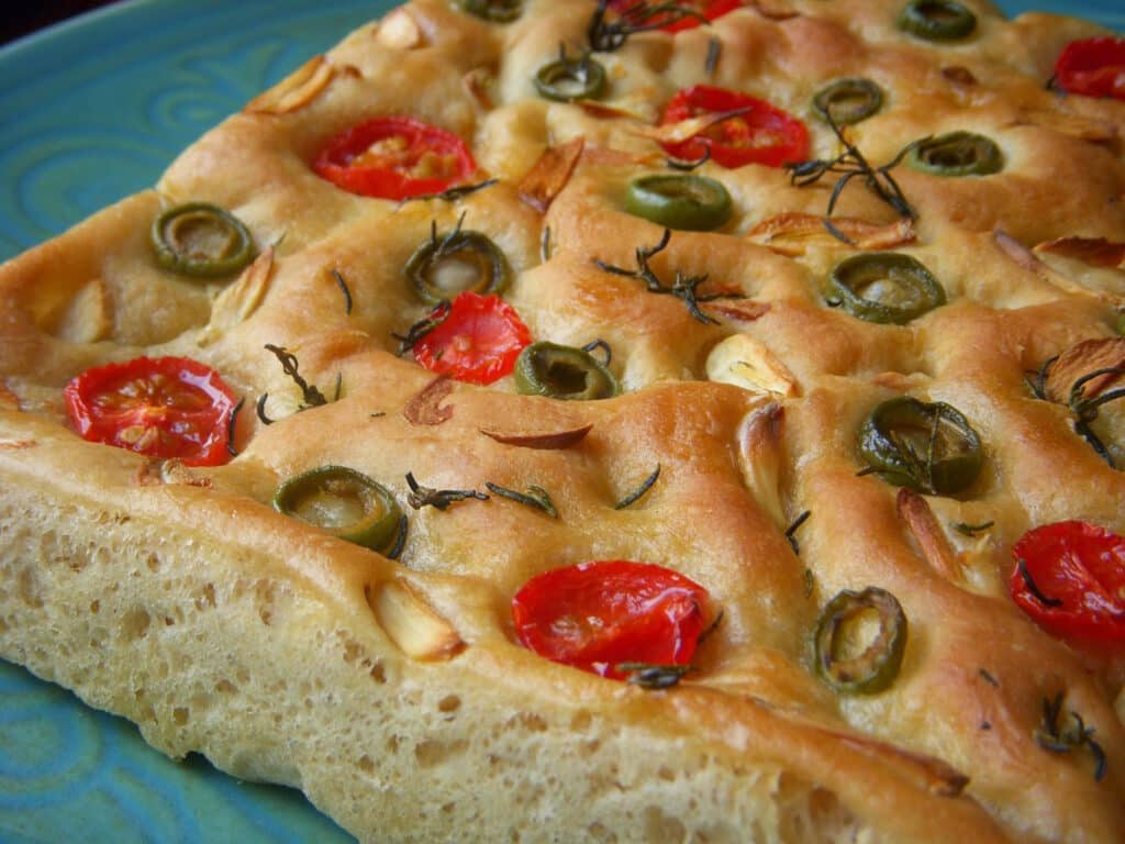 Receita de Focaccia Italiana - Confeiteira