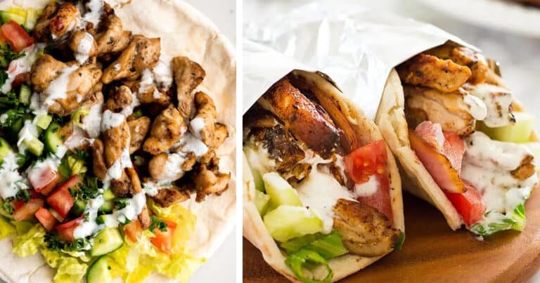 Receita de Shawarma Original, opção de carne ou frango!