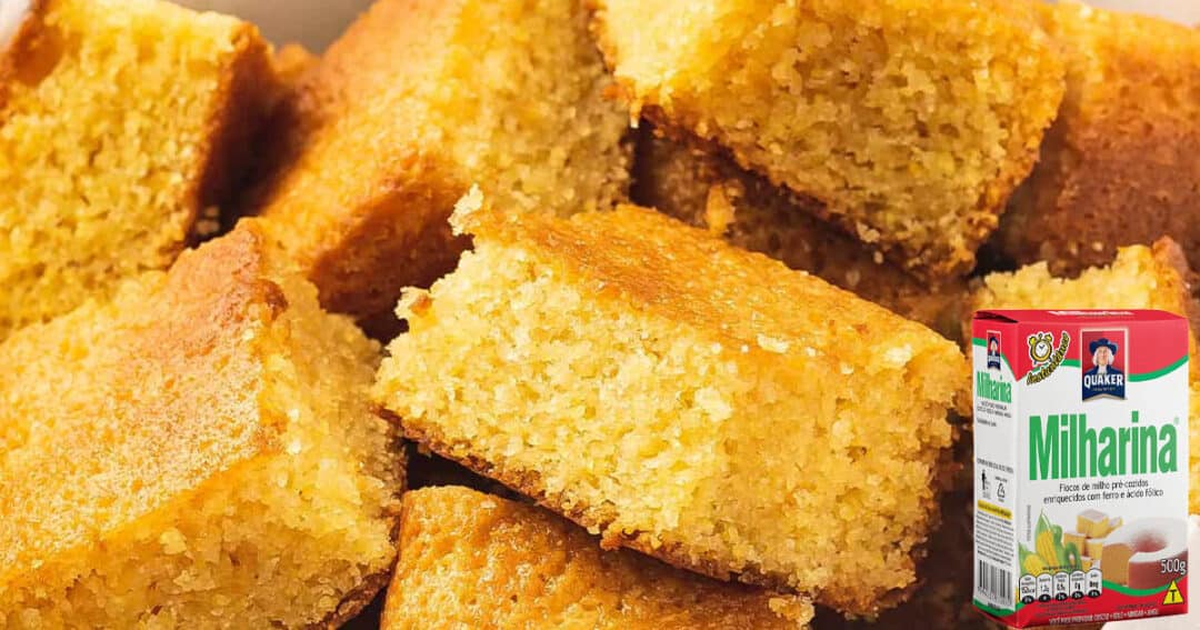 Bolo de Milharina - Confeiteira